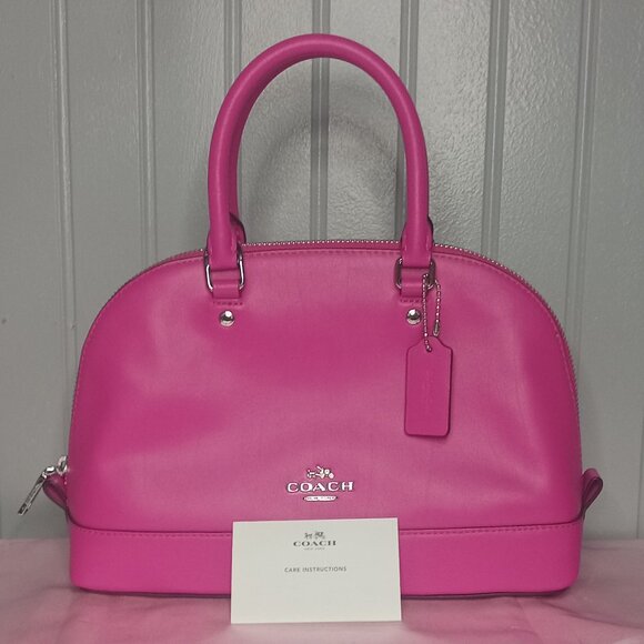 Coach | Bags | Coach Hot Pink Mini Sierra Satchel Dome | Poshmark